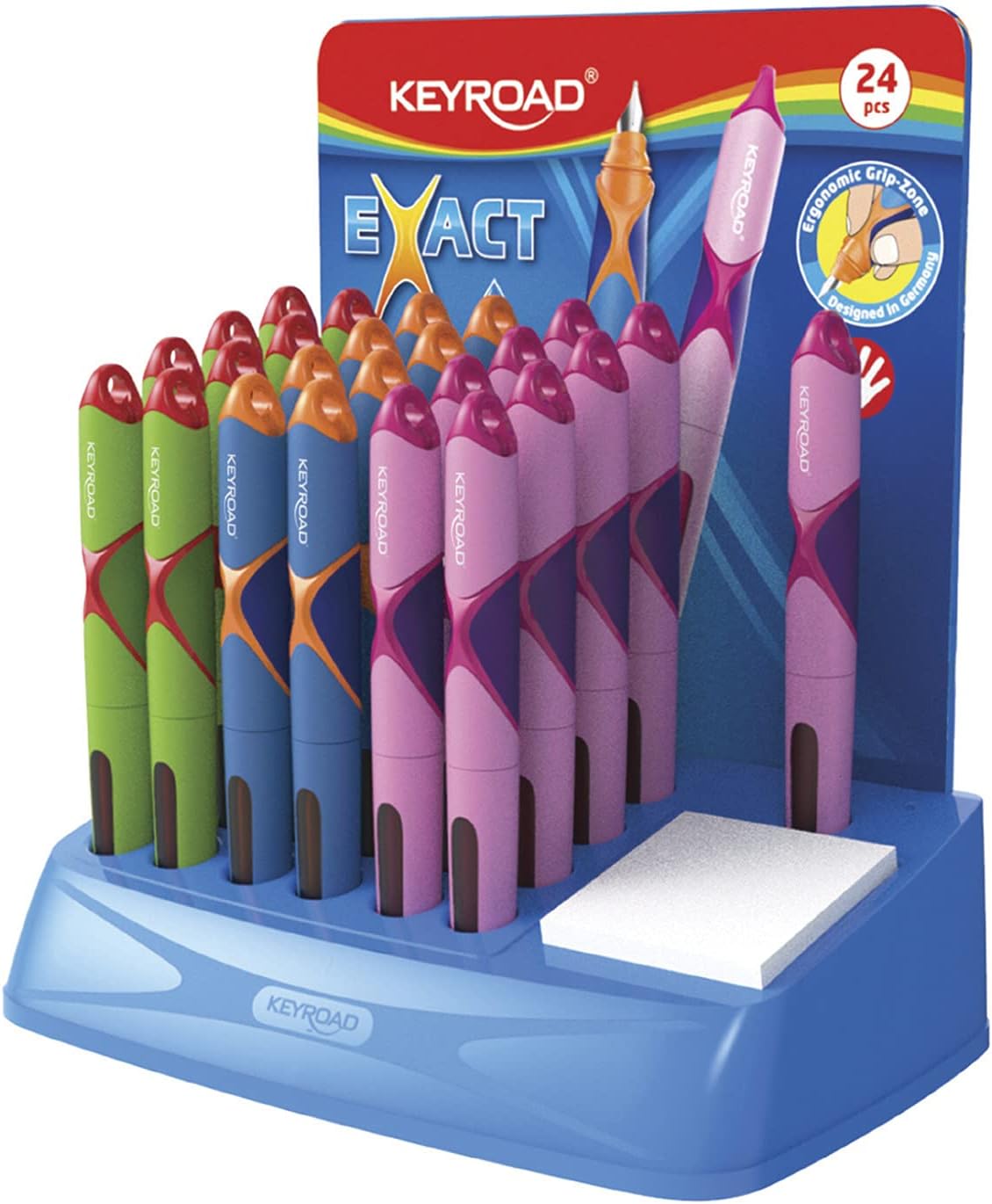 Keyroad Exact Fountain Pen, M/Pack of 25, Loosely Packed in Display ...