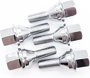 Amazon.com: Yumfugu Pack-5 Car Wheel Lug Bolts, M12x1.25 Wheel Studs ...