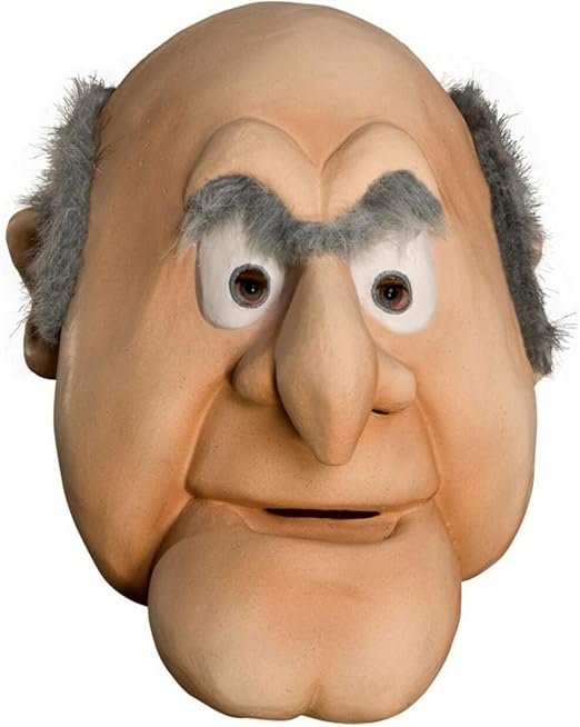 Amazon.com: The Muppets Deluxe Overhead Latex Mask, Statler : Clothing ...