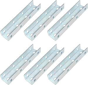 Amazon.com: YIDU69Q 6 Pcs U Shape Inner Splice Clevis Fittings Bracket ...