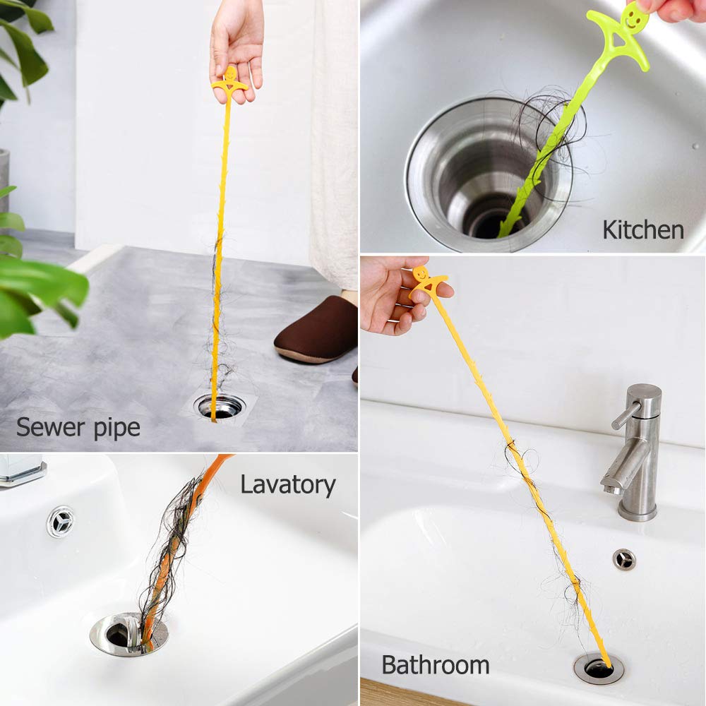 Snapklik.com : 6 In 1 Drain Clog Remover:SpringCleaning Hair Catcher ...