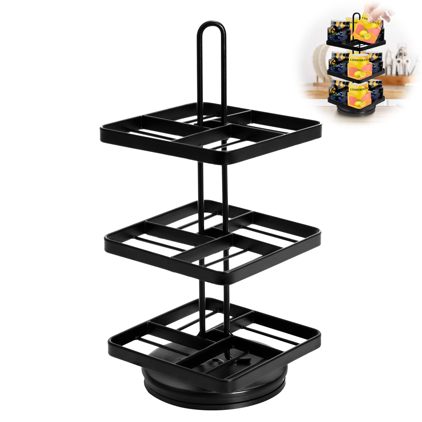 Amazon.com: 3-Tier 12 Flavor Storage Holder Compatible With Ninja ...