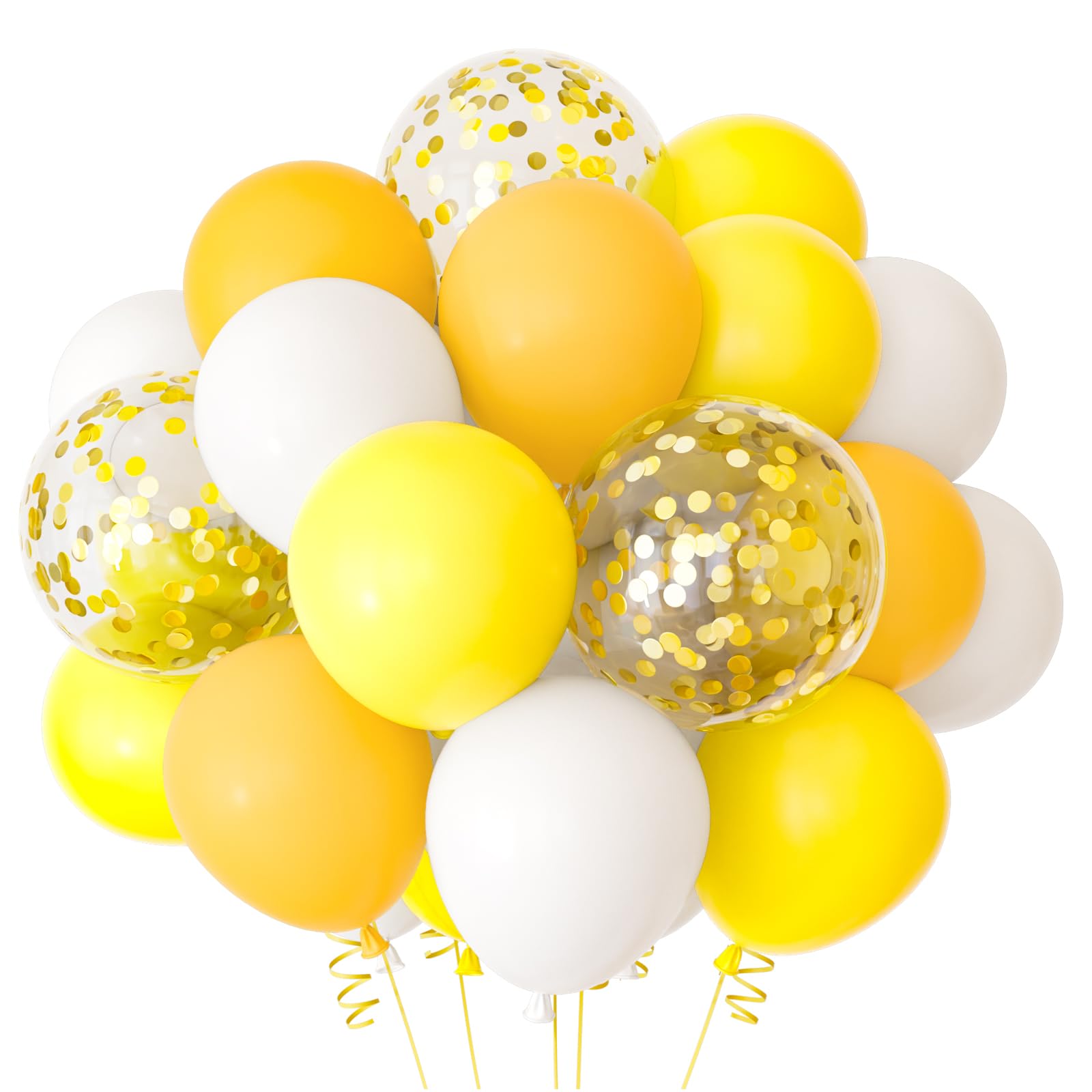 Amazon.com: NEBURORA 60pcs Yellow Balloon Arch Kit 12inch Pastel Yellow ...