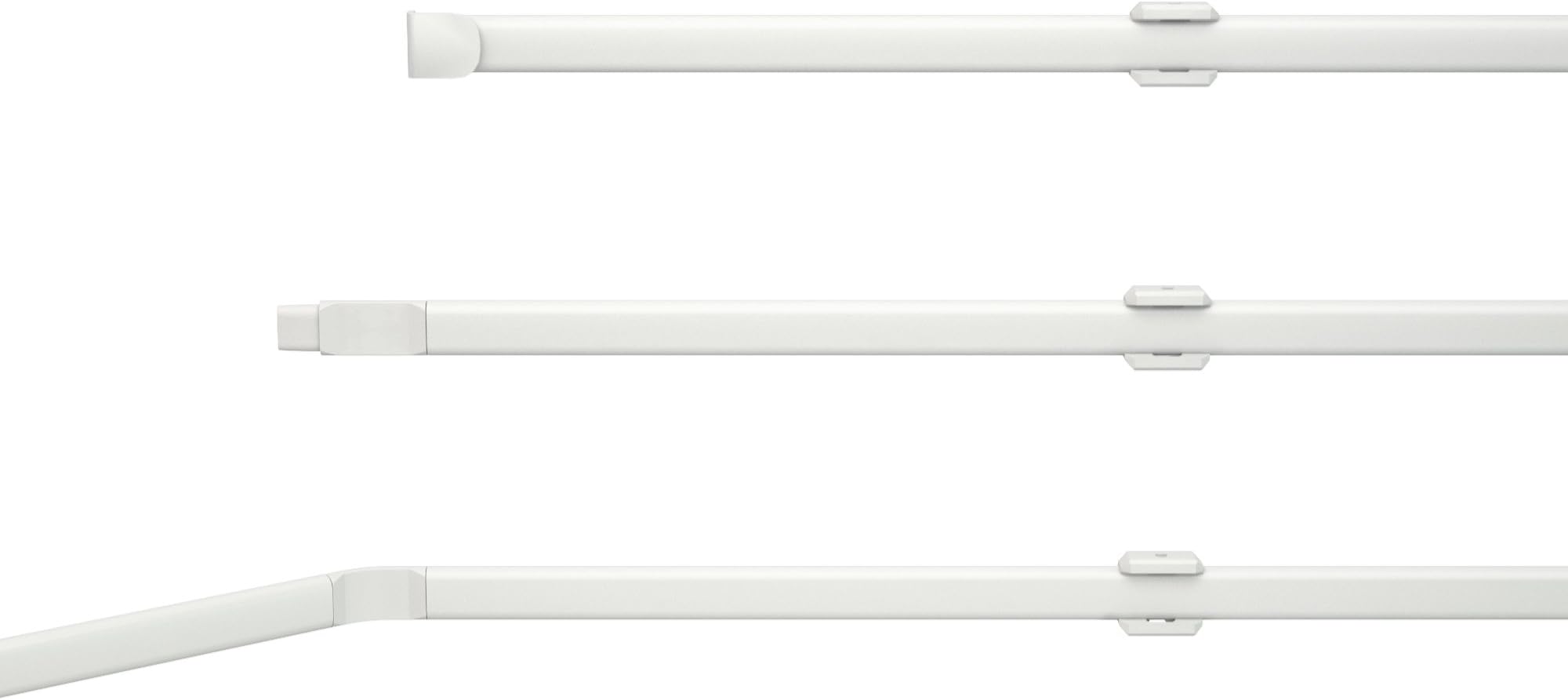 Flexi Net Curtain Rod flexible for all shapes of Bay and Straight ...