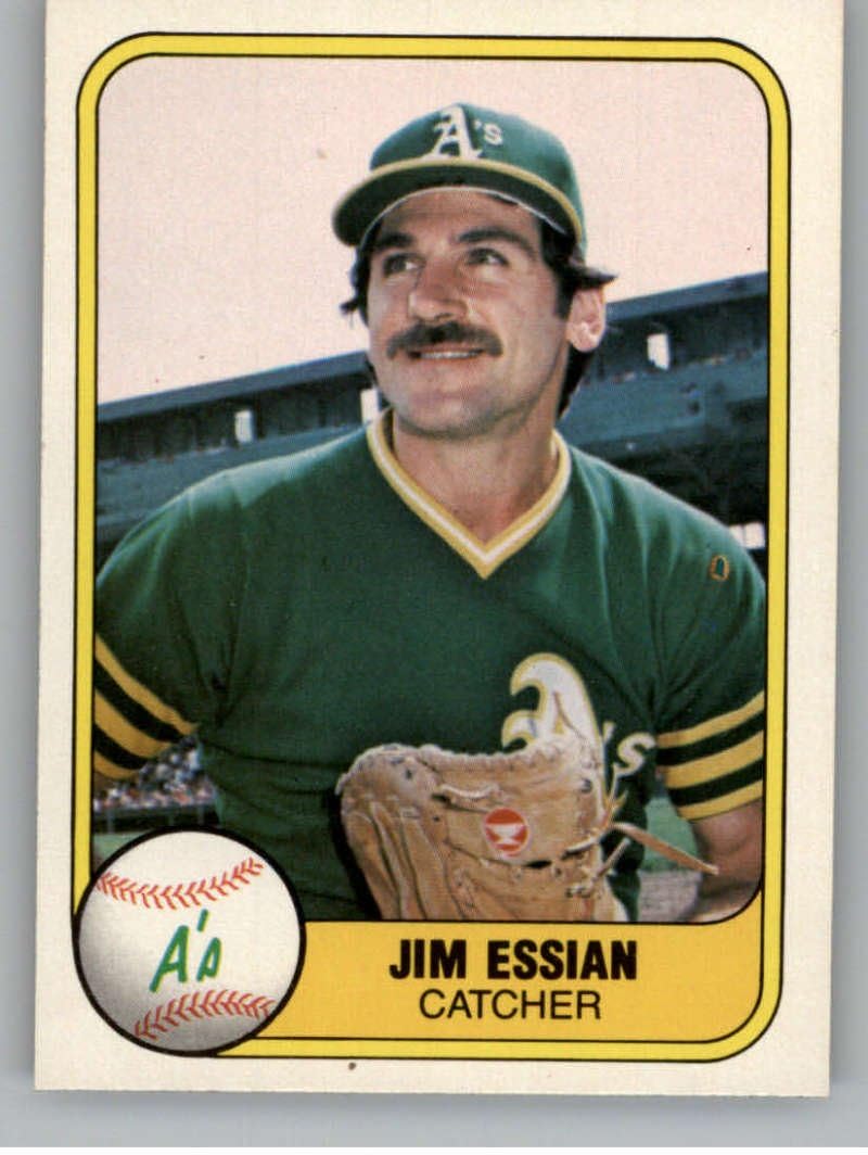 Amazon.com: 1981 Fleer #593 Jim Essian Oakland Athletics : Collectibles ...