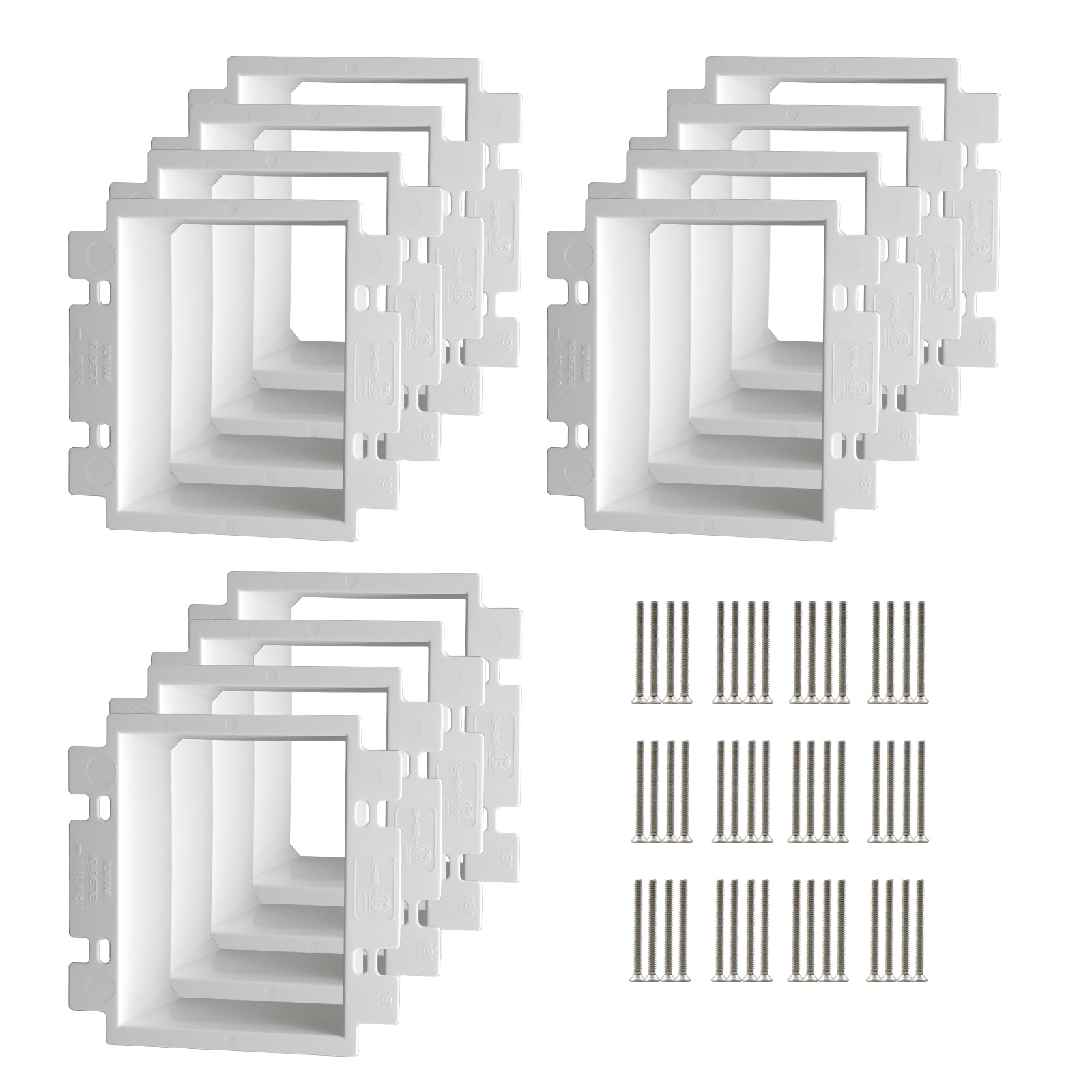 Snapklik.com : AIRTAK Outlet Box Extender 2-Gang, Non-Metallic ...