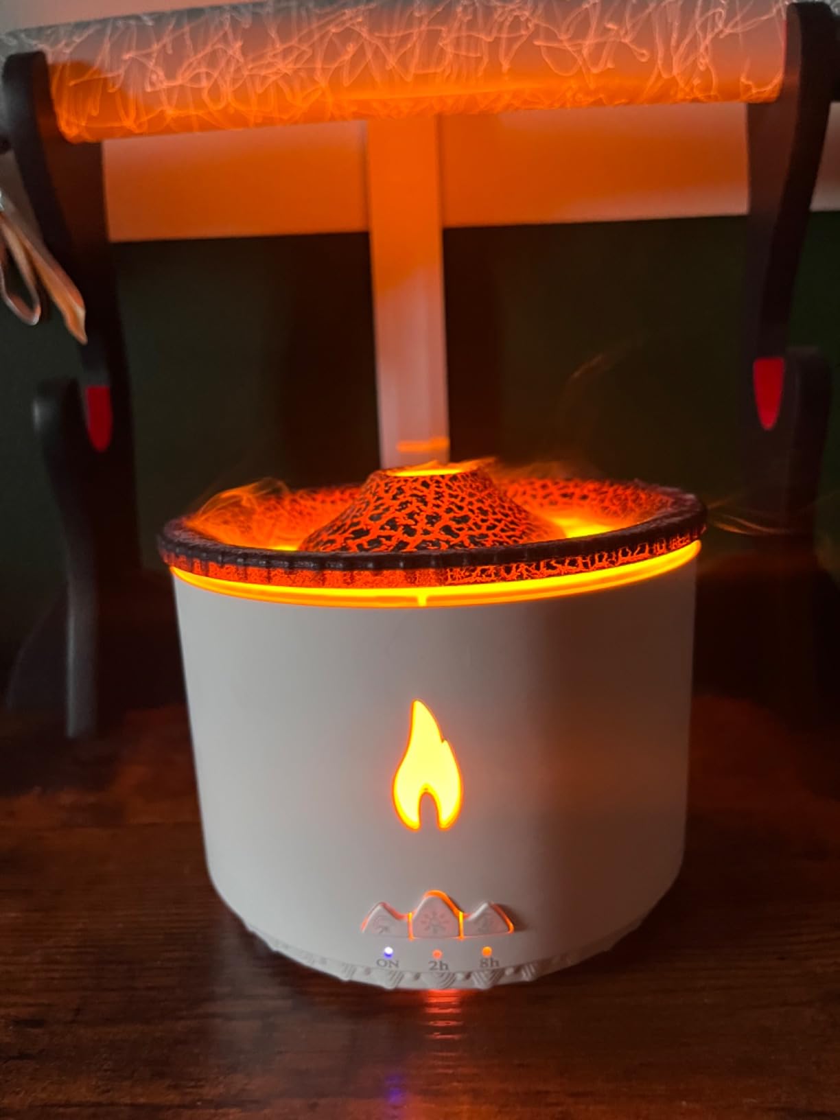 Mcbazel 360ML Flame Diffuser Large Capacity Essential Oil Diffuser with ...