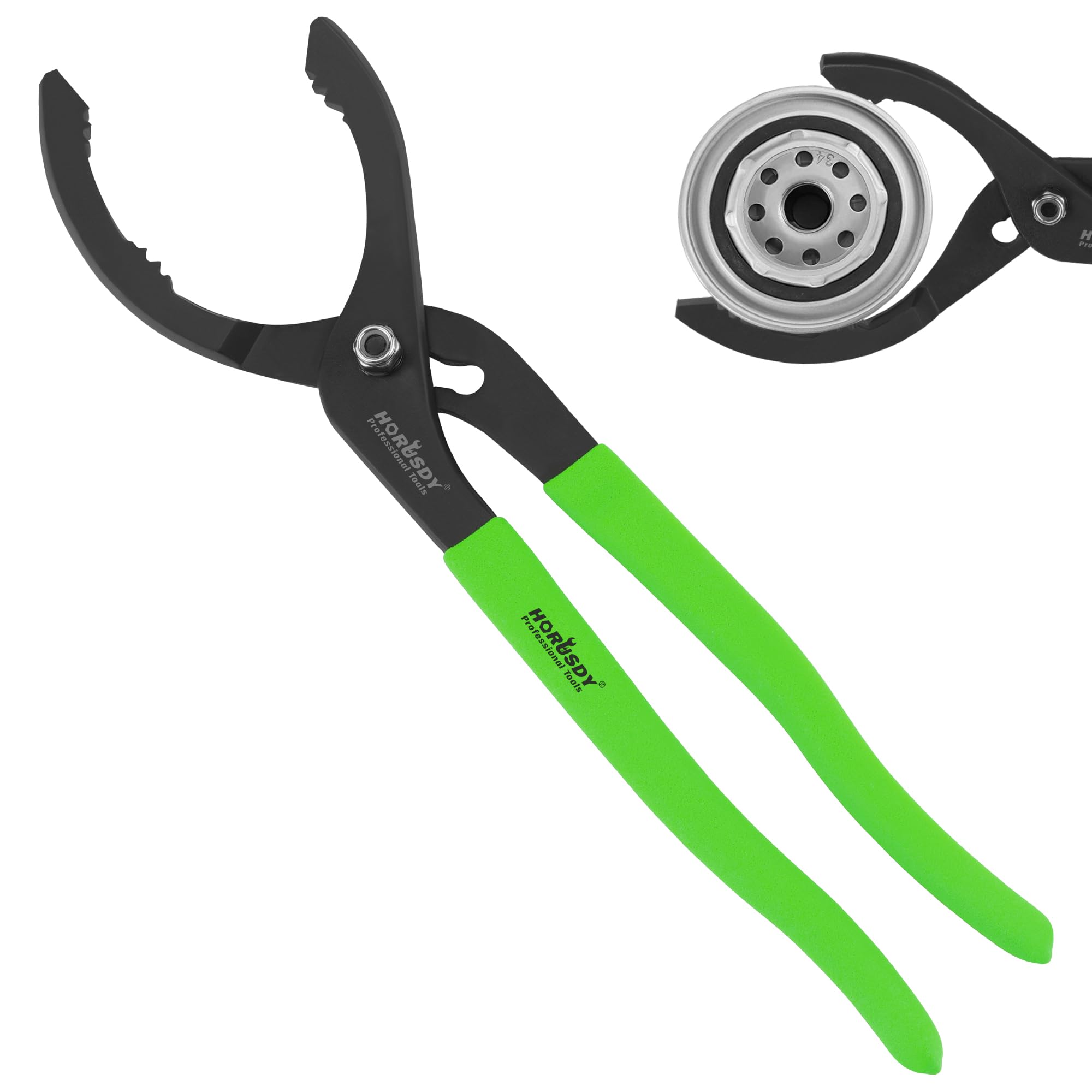 Snapklik.com : HORUSDY 12" Adjustable Oil Filter Pliers, Adjustable Oil ...
