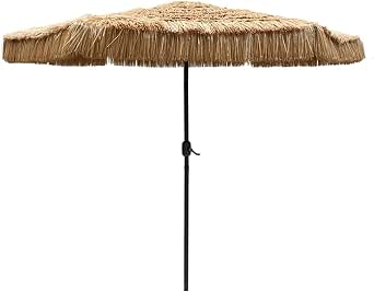Amazon.com : Hula Thatched Tiki Umbrella, Imitation Straw Outdoor ...