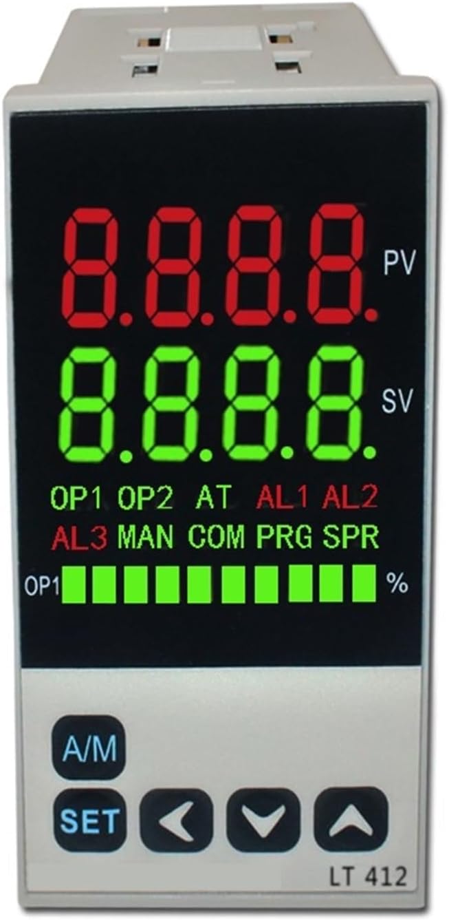 Amazon.co.jp: PID 温度コントローラ 4-20MA 0-10V SSR リレー出力 PID レギュレータ 0-10V 入力 ...