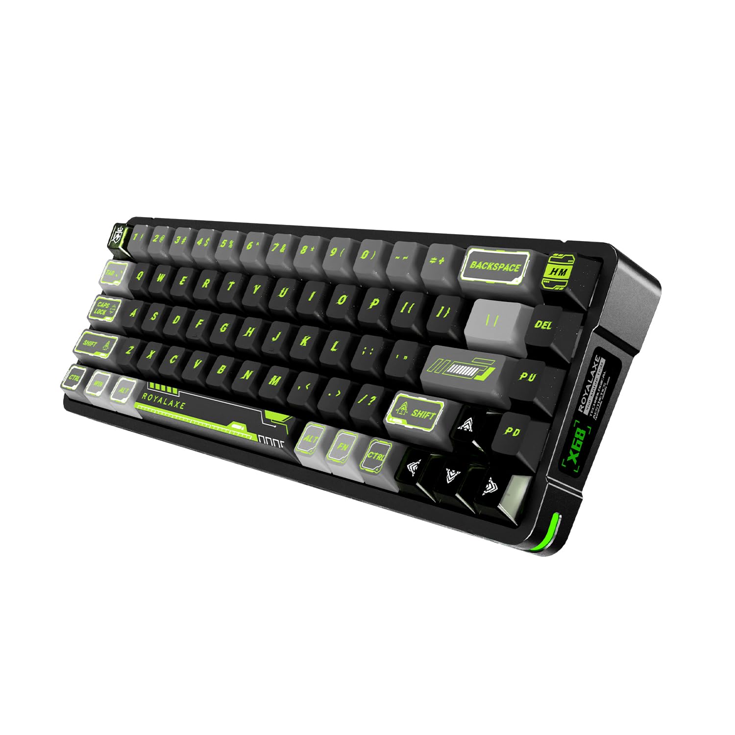 Snapklik.com : ROYALAXE X68 Wired Magnetic Switch Gaming Keyboard ...