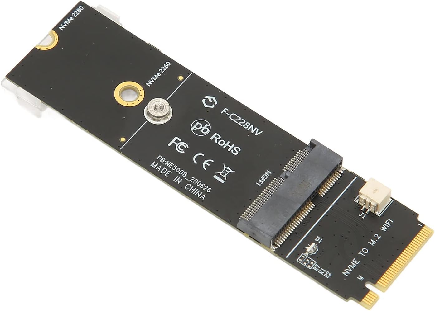 Amazon.com: Mustpoint M.2 NGFF nvme SSD to M.2 Key A/E Adapter ...