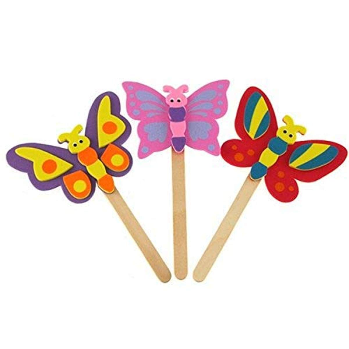 Buy Homeford Firefly Imports DIY Foam Character Stick Puppets - Flutter ...