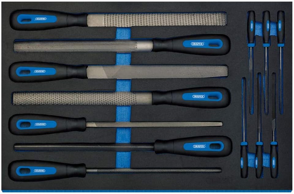 Draper 63500 Scraper, Hook and Pick 9 Piece Set in 1/2 Drawer Eva ...