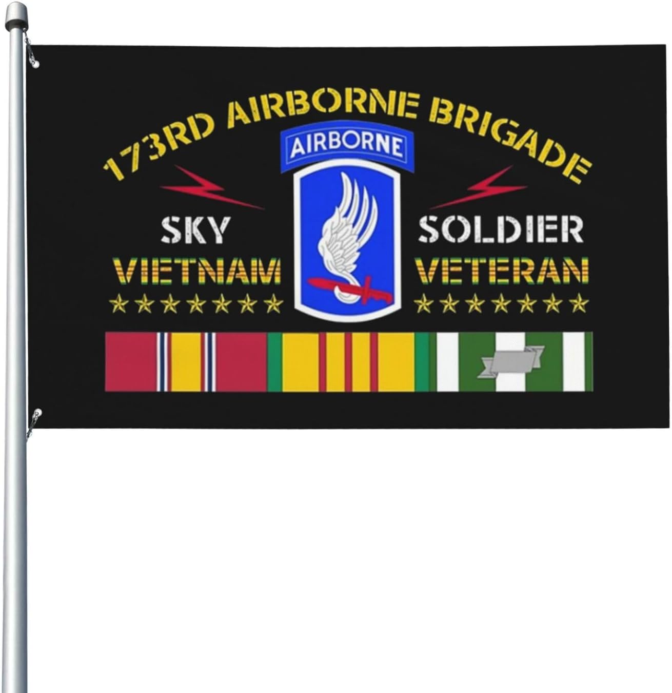 Amazon.com : 173rd-Airborne-Brigade-Vietnam Outdoor Home Garden Flag ...