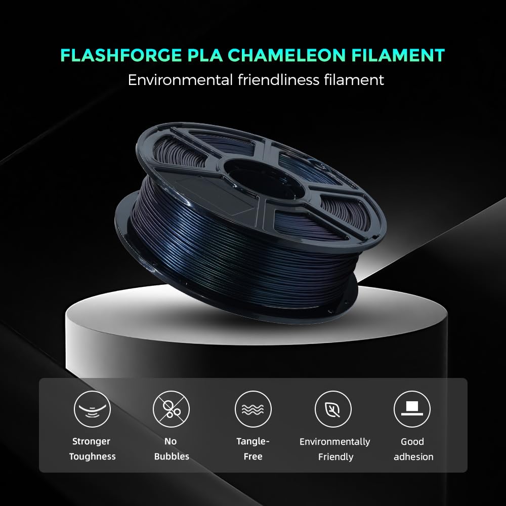 Snapklik.com : FLASHFORGE 3D Printer Filament, Chameleon PLA Color ...