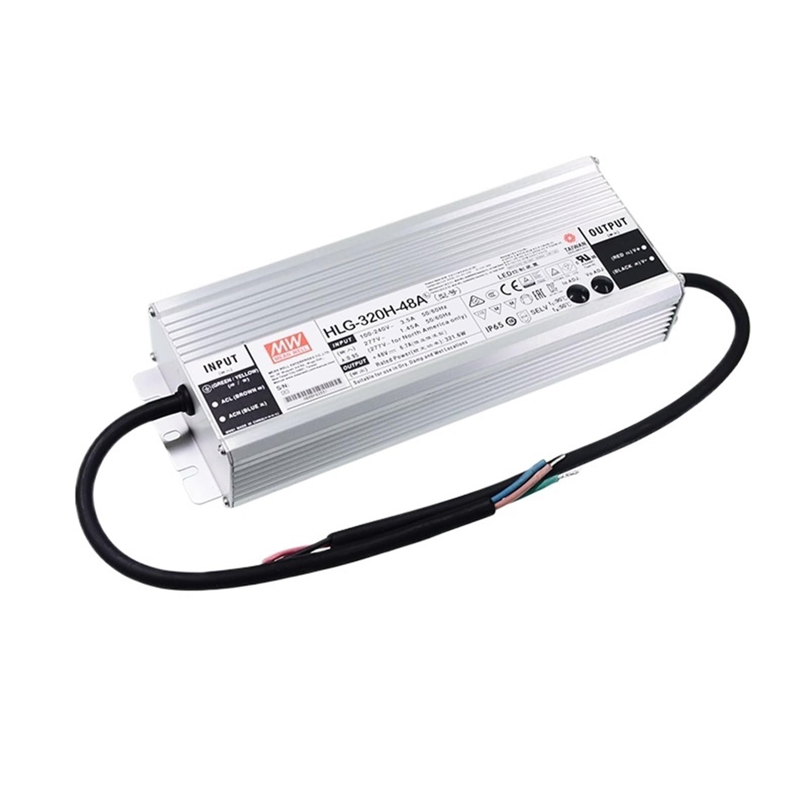 Snapklik.com : LED Power Supply HLG-320H-48A 48V Adjustable LED Driver ...