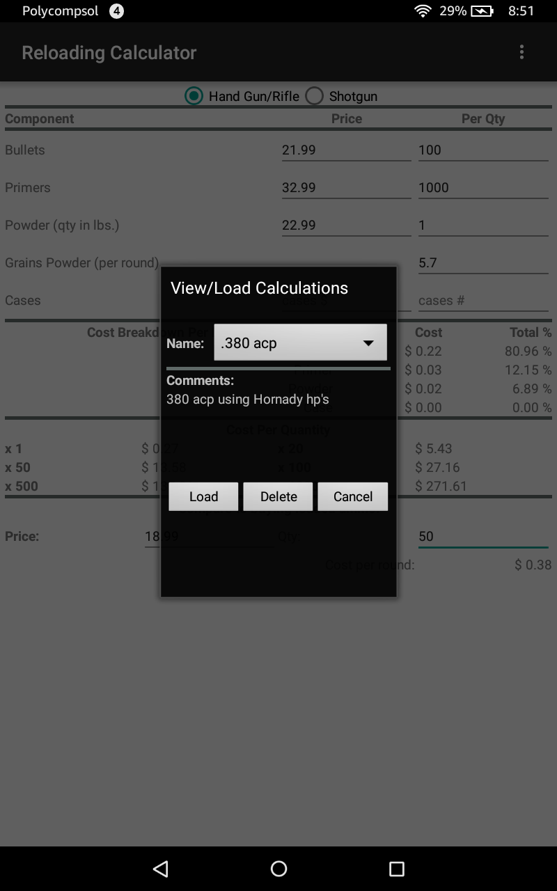 Reloading Assistant:Amazon.com:Appstore for Android