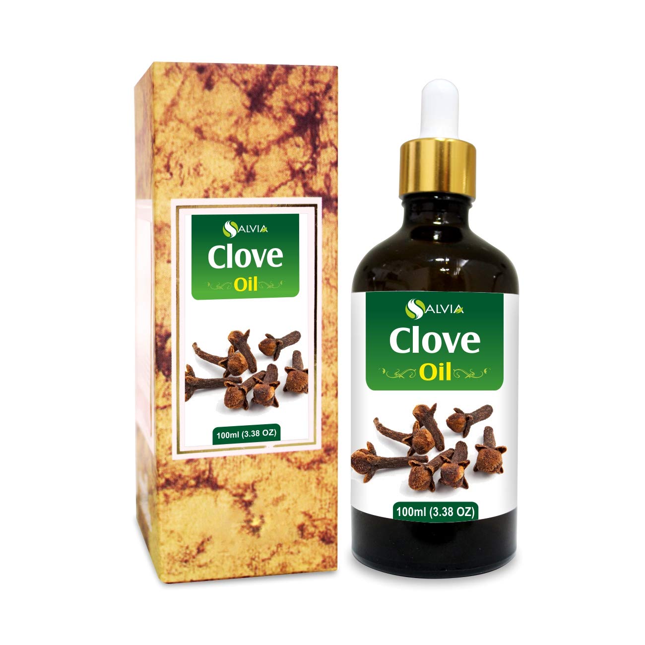 Salvia Clove Oil With Dropper 100% Natural Pure Undiluted Uncut ...