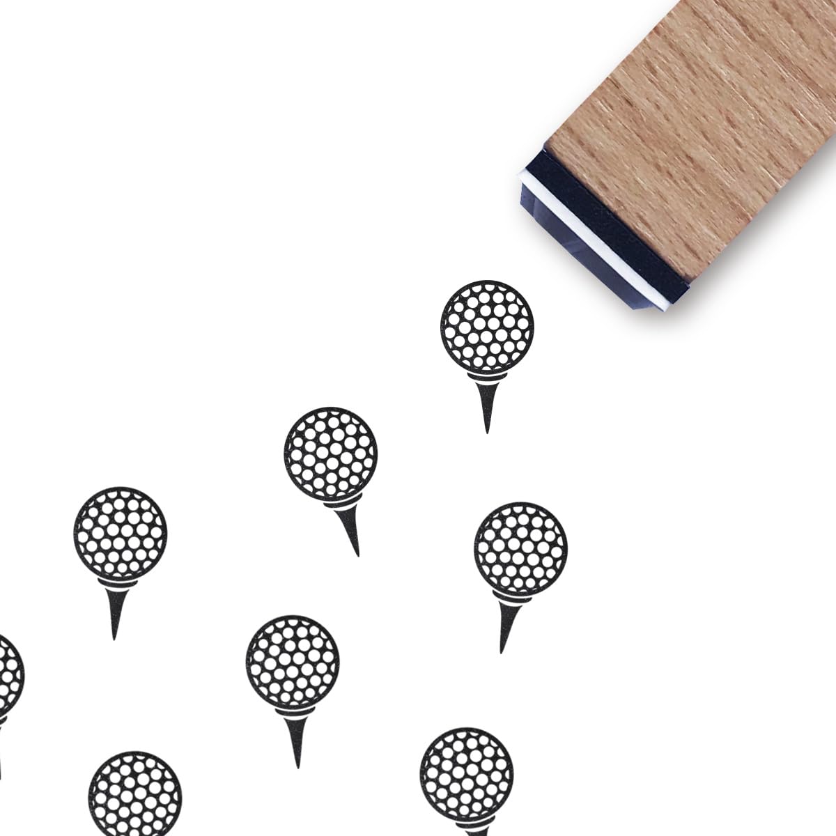 Amazon.com: Golf Rubber Stamp, 3/5 Inch Small Mini Sport Stamp for ...