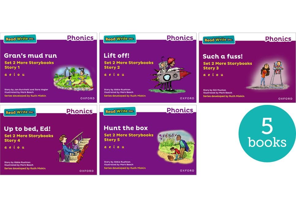 Purple Set 2 More Storybooks (Mixed Pack of 5) (Read Write Inc. Phonics ...