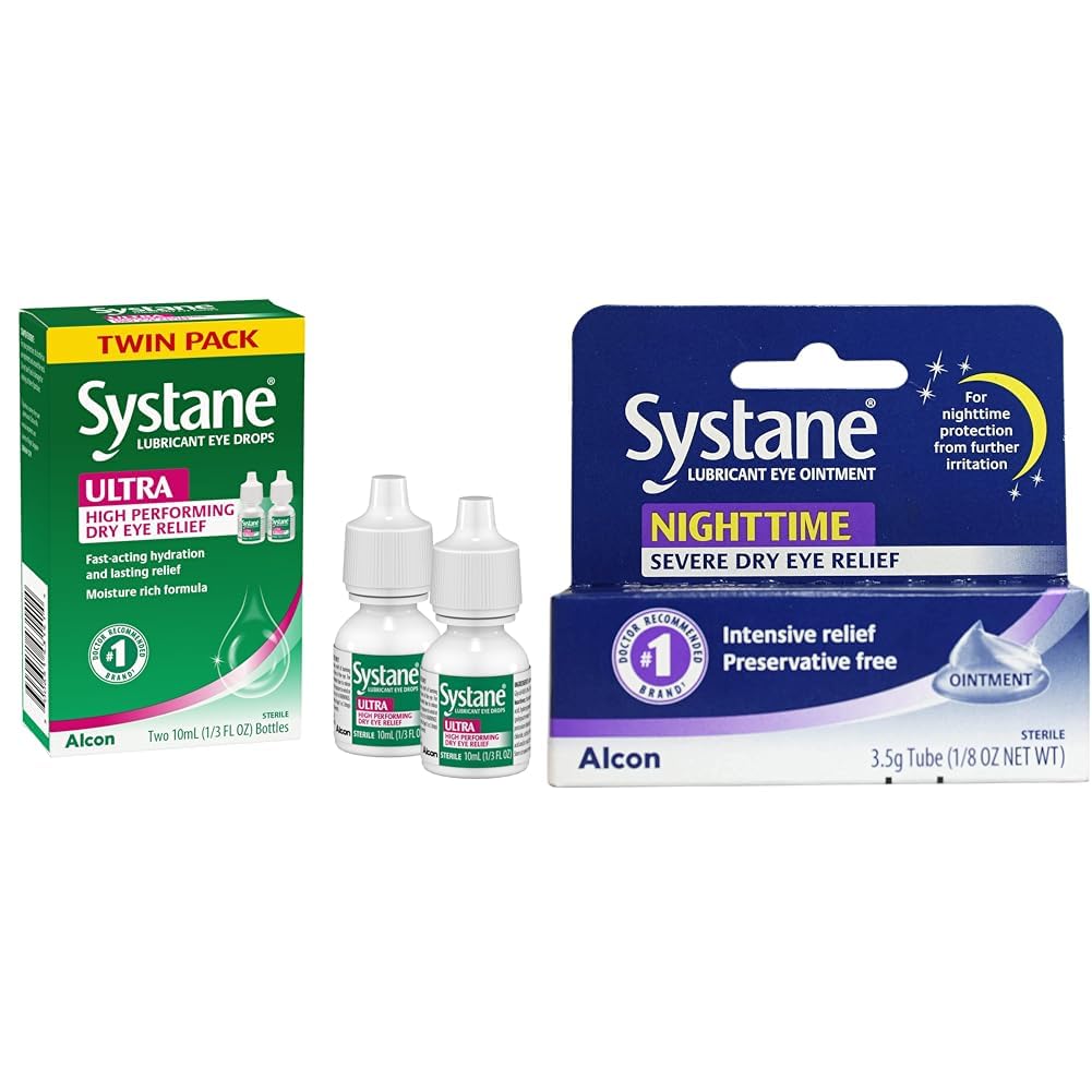 Amazon.com: Systane Ultra Lubricant Eye Drops, Artificial Tears for Dry ...