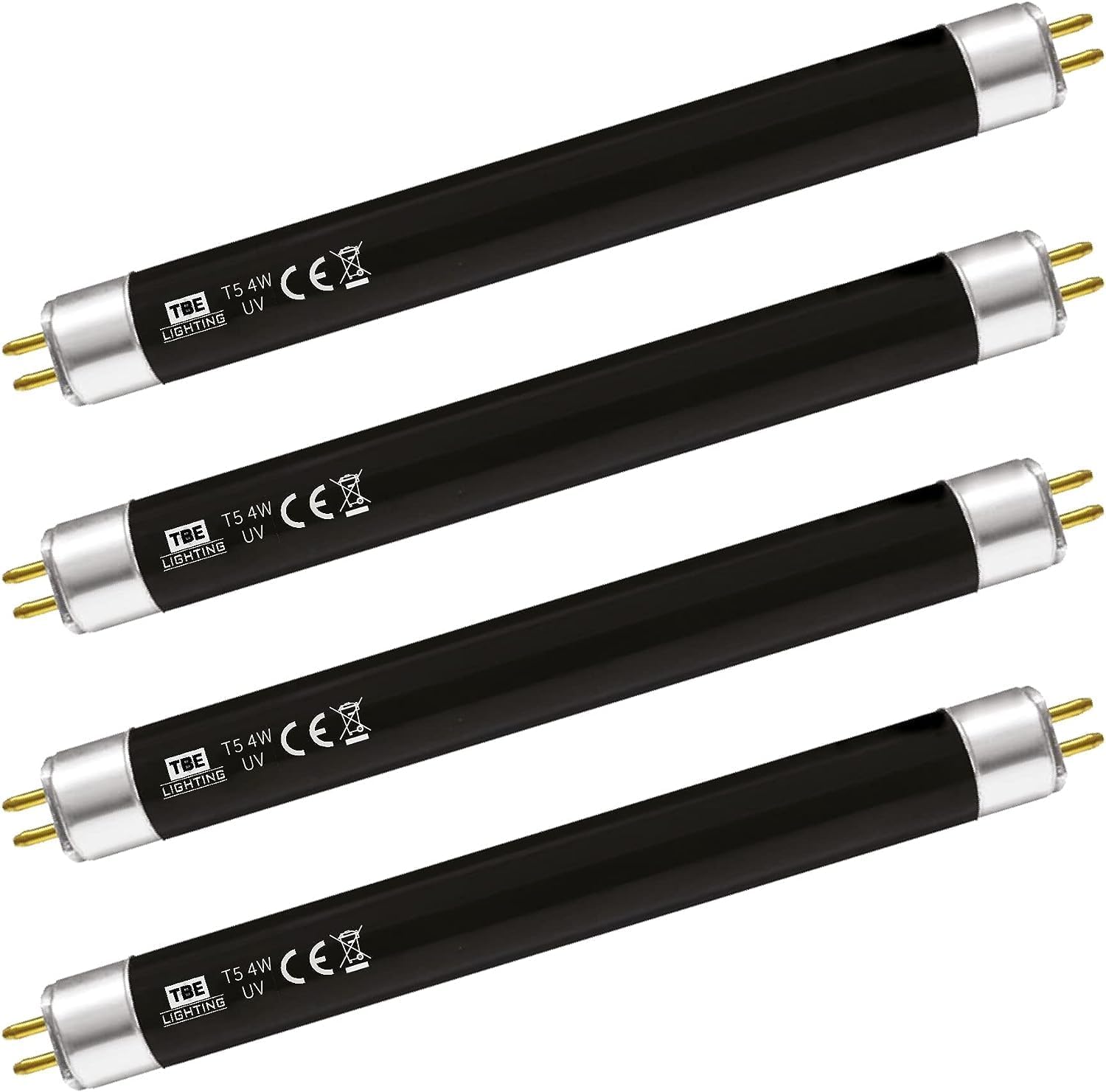 TBE LIGHTING 4w / 6 inch UV Black Light Tubes - F4T5/BLB 395nm ...