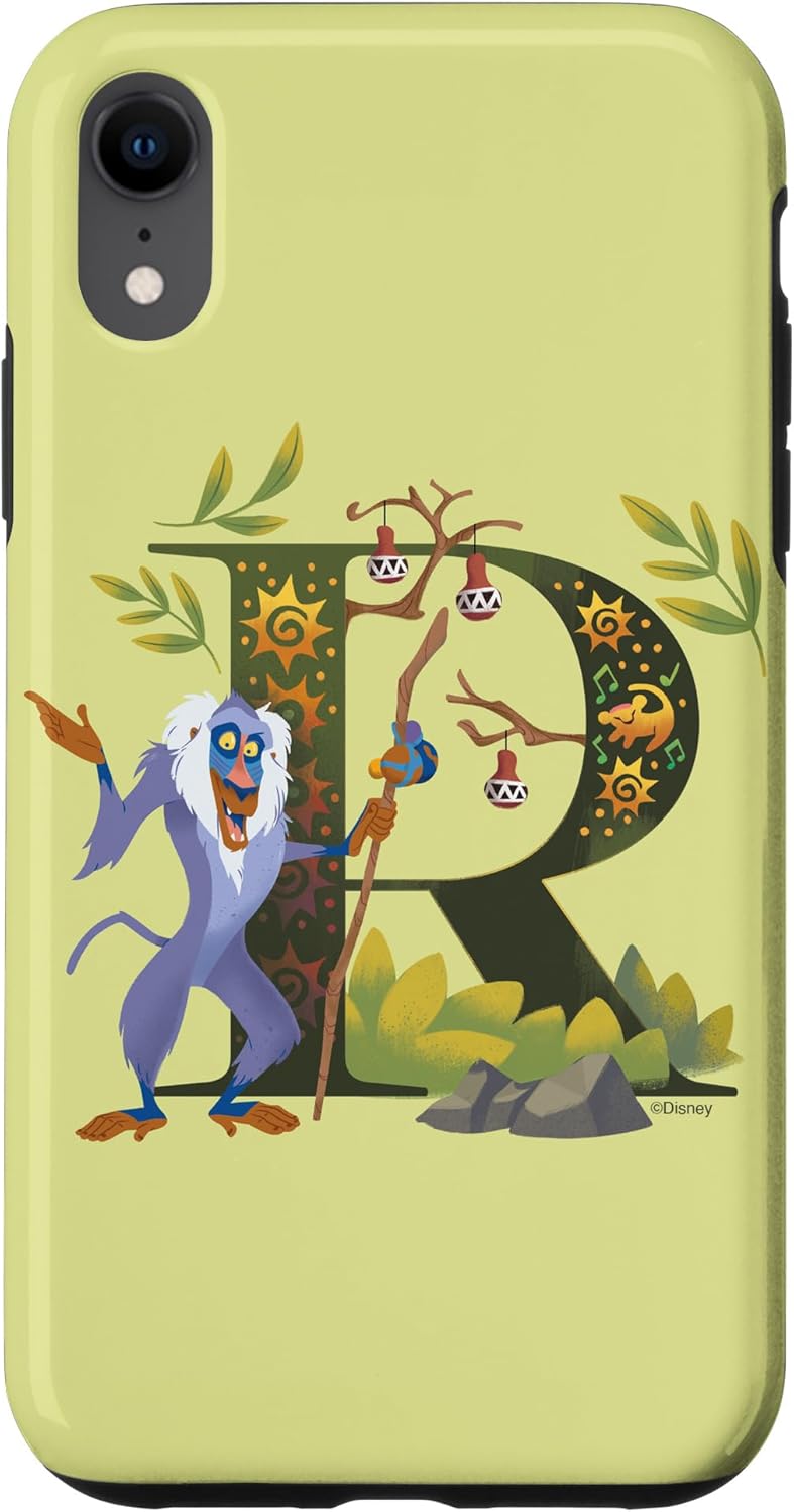 Amazon.com: iPhone XR Disney Alphabet Monogram The Lion King Letter R ...