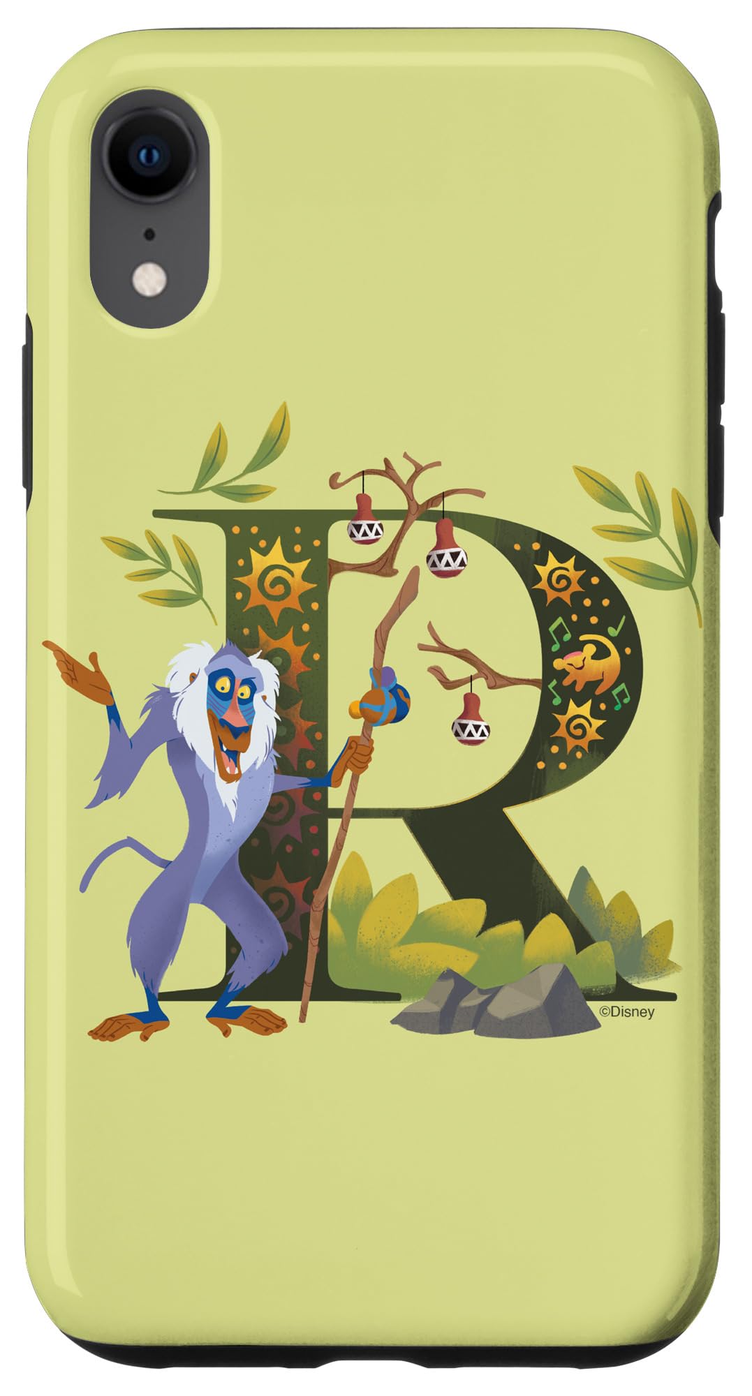 Amazon.com: iPhone XR Disney Alphabet Monogram The Lion King Letter R ...
