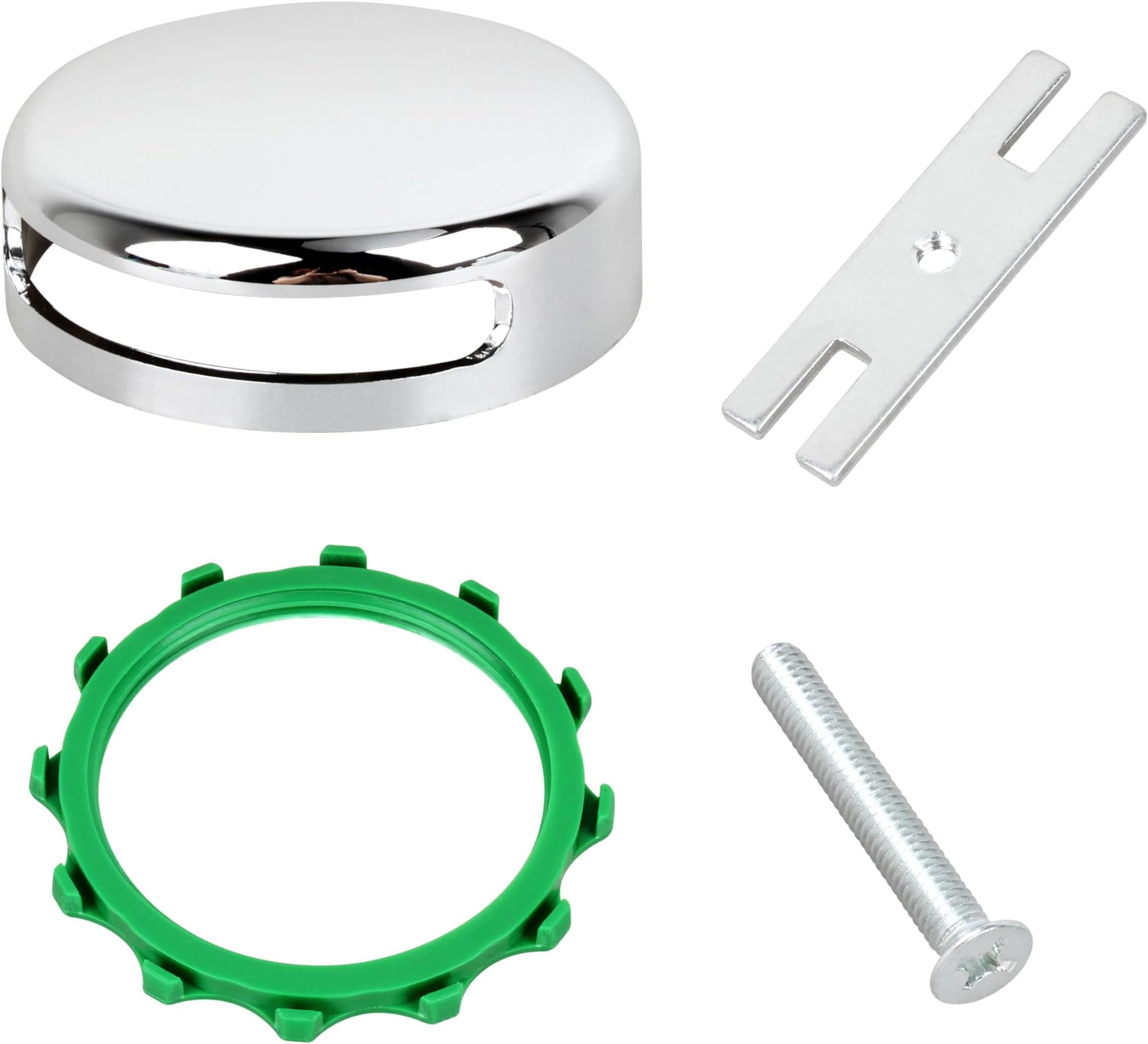 18009 Snap-On Bathtub Overflow Plate Kit in Chrome Plated 1Pcs - Amazon.com