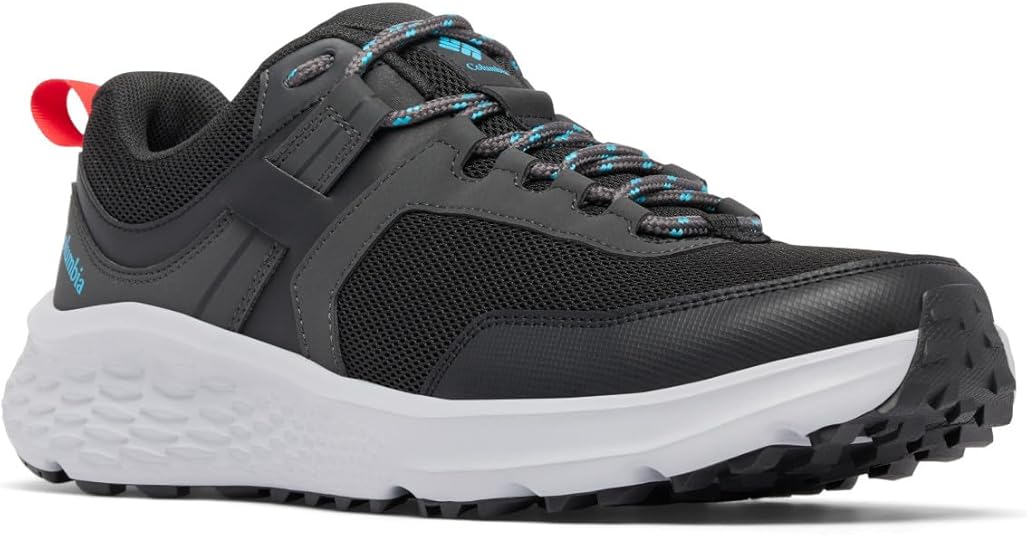 Amazon.com | Columbia Mens Konos Low, Black/Clear Water, 7 | Hiking Shoes