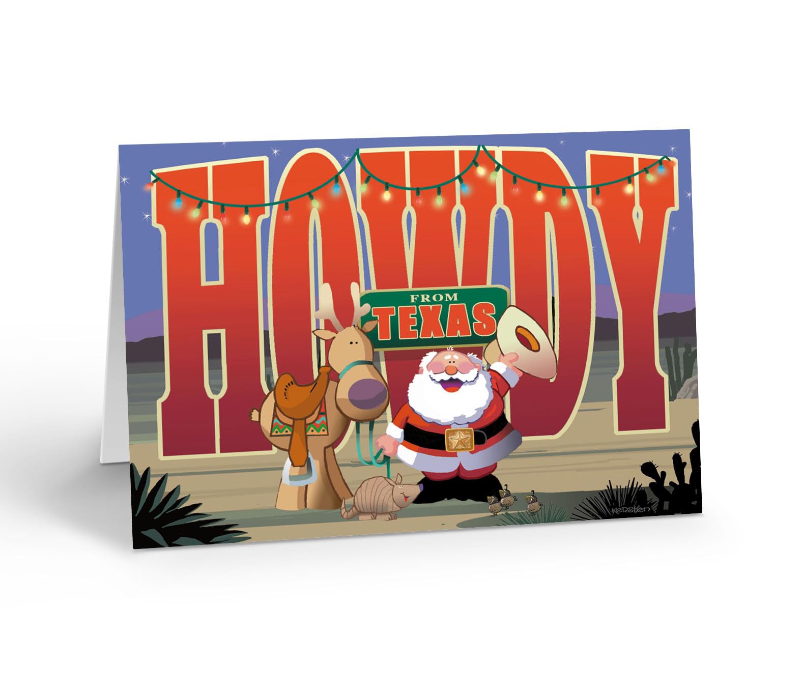 Amazon.com : Stonehouse Collection | Texas Howdy! Christmas Cards ...