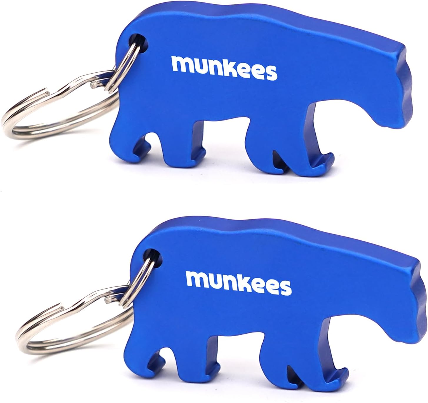 Amazon.com: munkees Little Bear Bottle Opener Keychain 2 Pack Aluminium Key Beer Opener, Outdoor ...