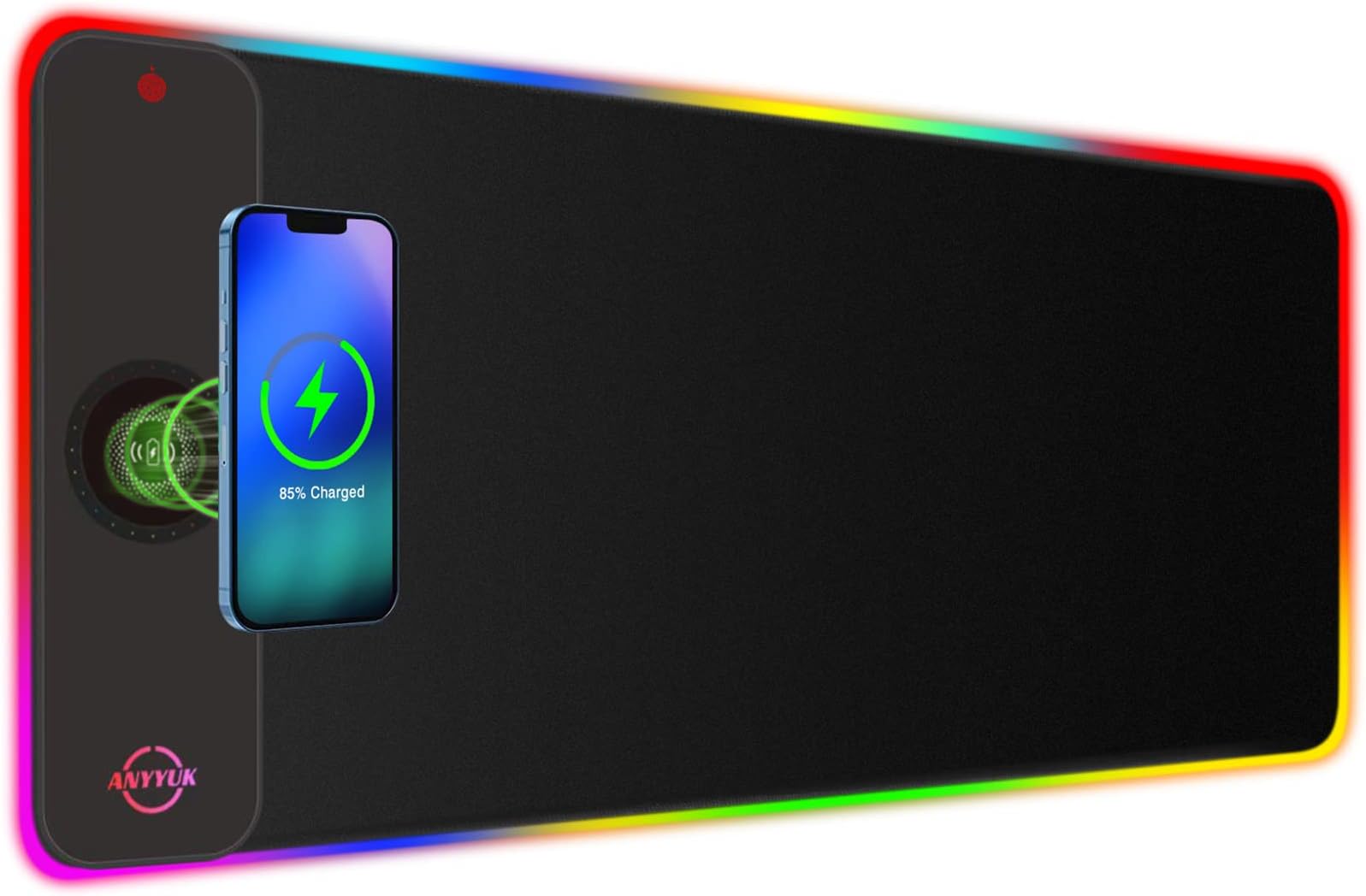 Amazon.com: OpenEXPO M15WR Wireless Charging RGB Gaming Desk Mat/Mouse ...