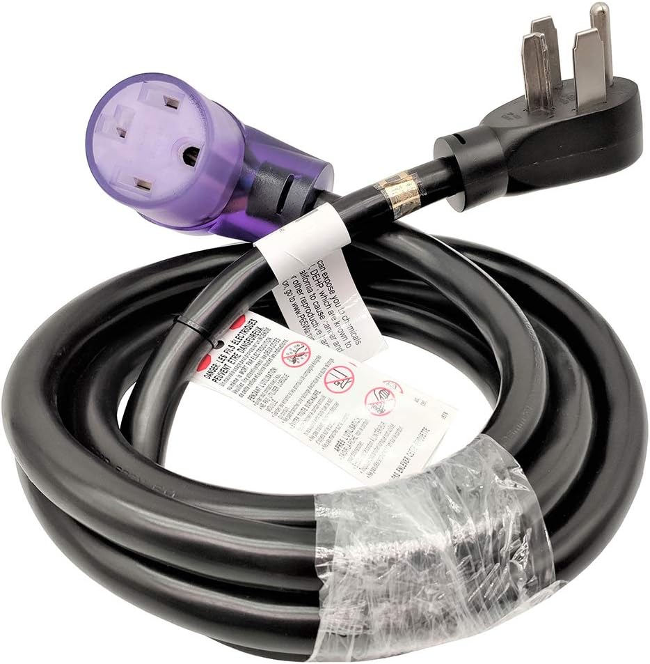 Amazon.com: Rophor Dryer Extension Cord 4 Prong, 30 Amp NEMA 14-30P to ...