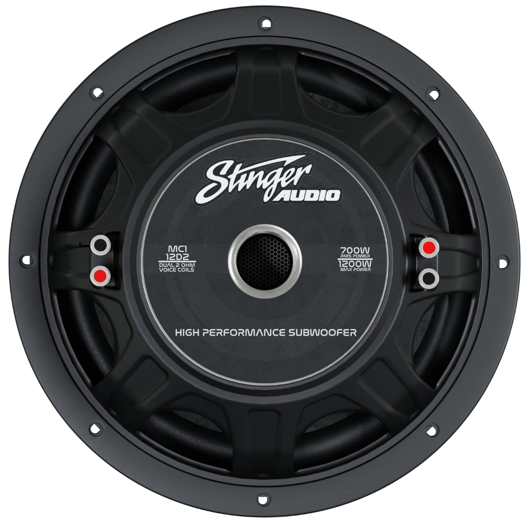 Snapklik.com : Audio 12” Subwoofer, 1200 Watt Max Power, Dual 4-Ohm Car ...