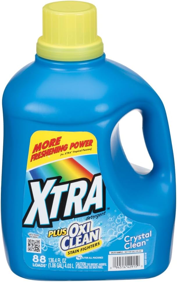 Amazon.com: Xtra, Detergent, Stain Fighter, 136.4 Ounce : Health ...