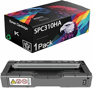Amazon.com: WOSQA SPC310HA Toner Cartridge Compatible for Ricoh SPC310HA 406475 406476 406477 ...