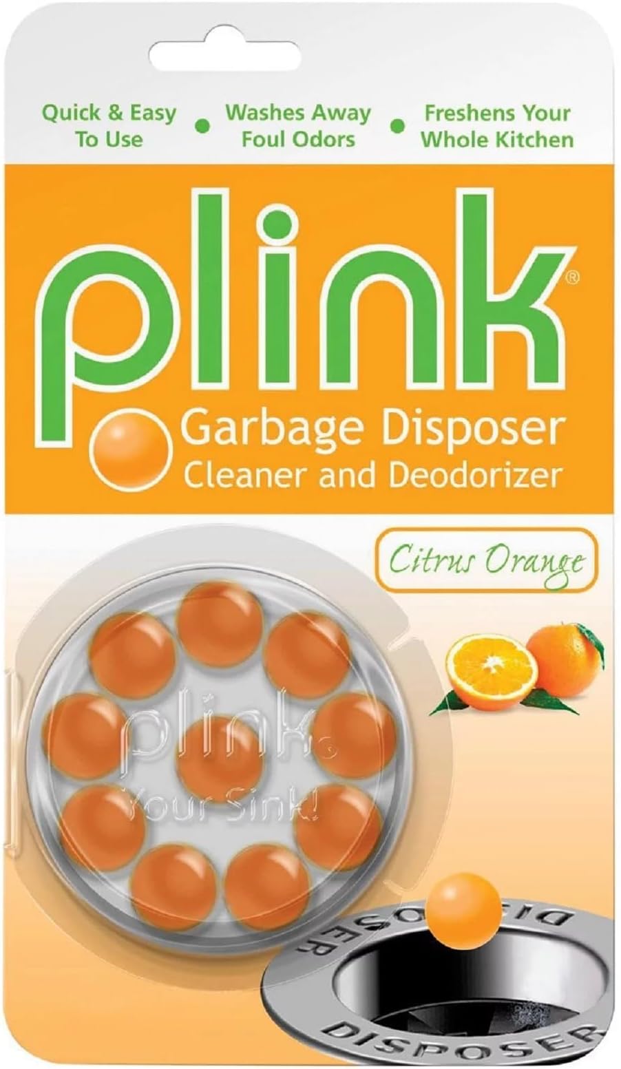 Amazon.com: Plink Garbage Disposer Cleaner and Deodorizer, Freshener ...