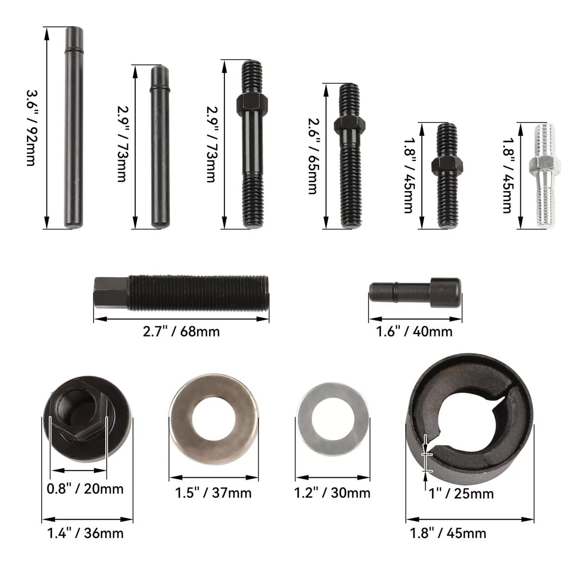 Snapklik.com : HFS (R Automotive Pulley Puller And Installer Kit
