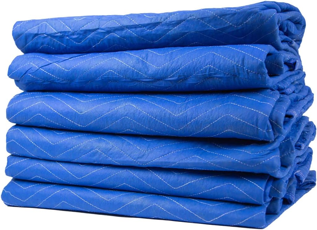 Amazon.com: Uboxes 3 Pack Grey Textile Moving Blankets 54 x 72 ...