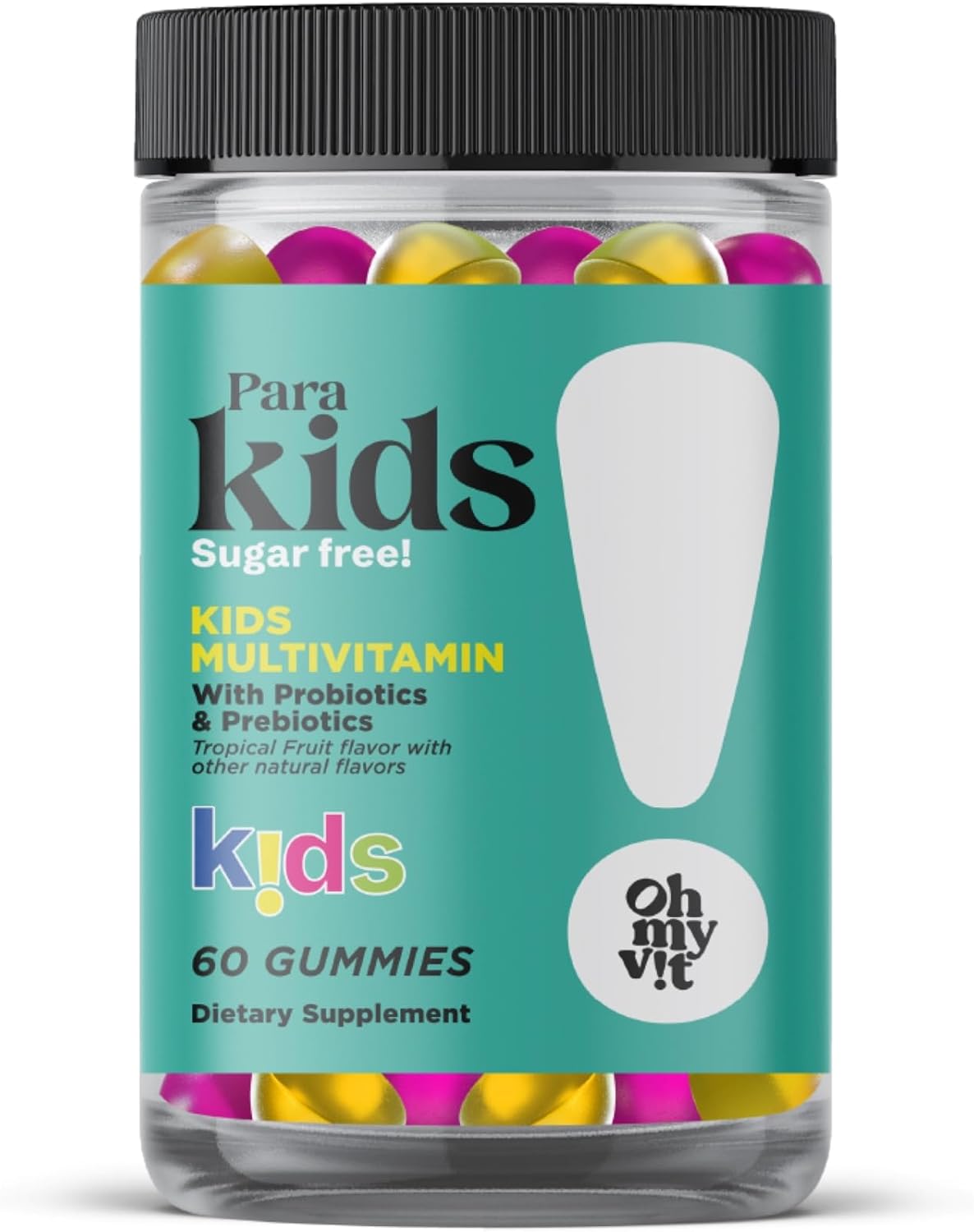 Amazon.com: OH MY VIT! para Kids Gummy Multivitamin with Probiotics ...