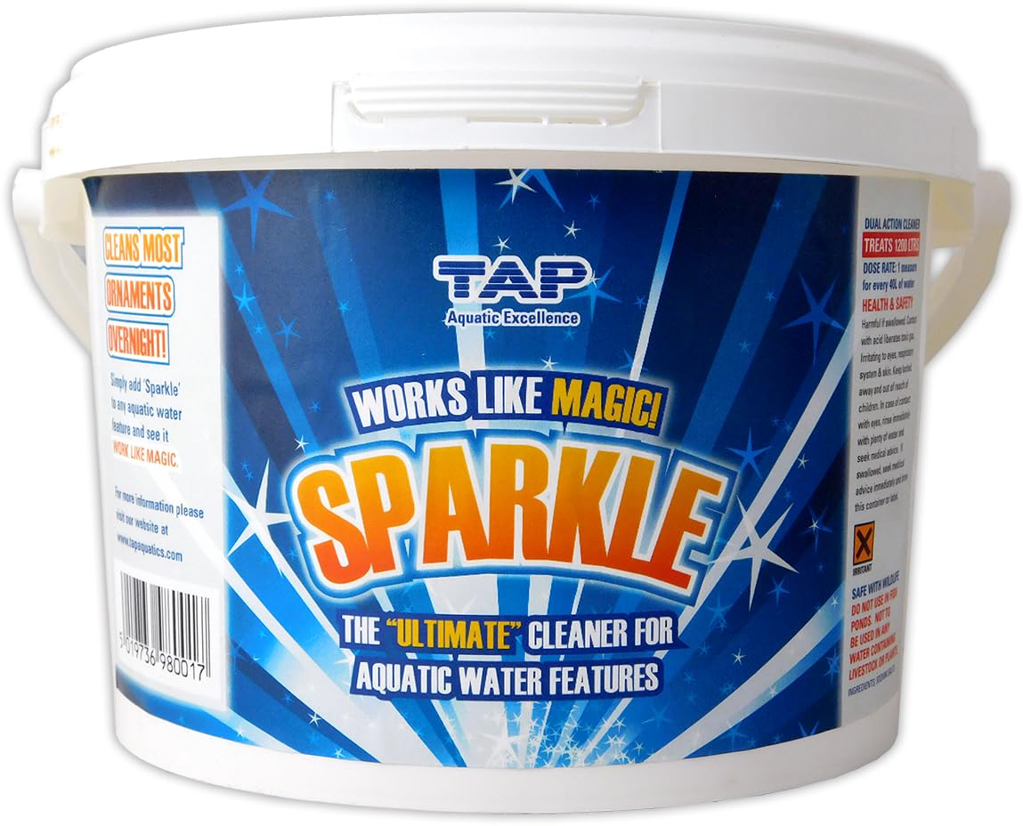 TAP Sparkle Water Feature Cleaner Large Sachet - Treats 120 Litres ...