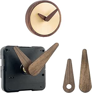 Amazon.com: Precise Wall Clock Movement Mechanism With Wood Hands For ...