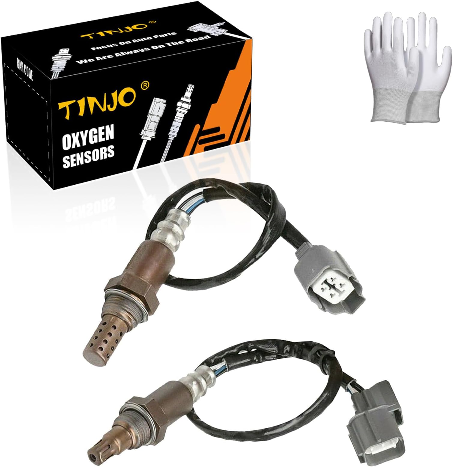 Amazon.com: TINJO Oxygen O2 Sensor Upstream & Downstream Replacement ...