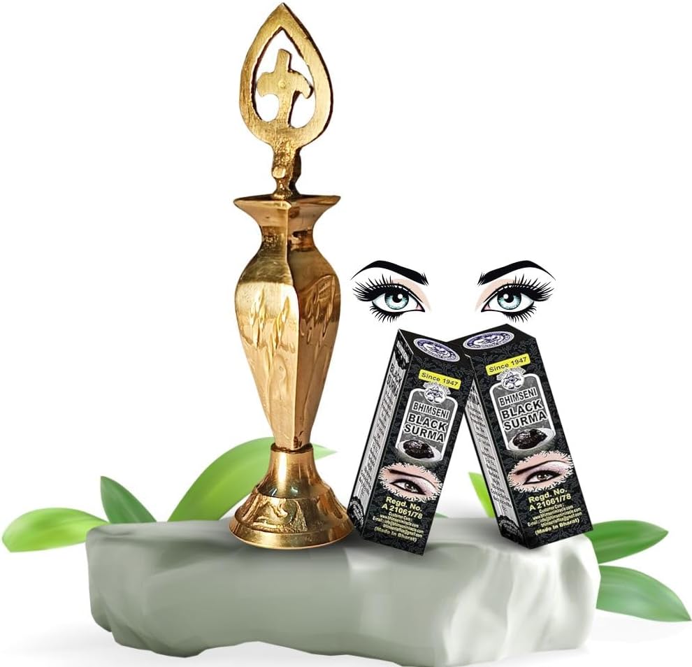 Amazon.com : Jigna Surme Dani For Surma Kajal Powder Storing Surme Dani ...