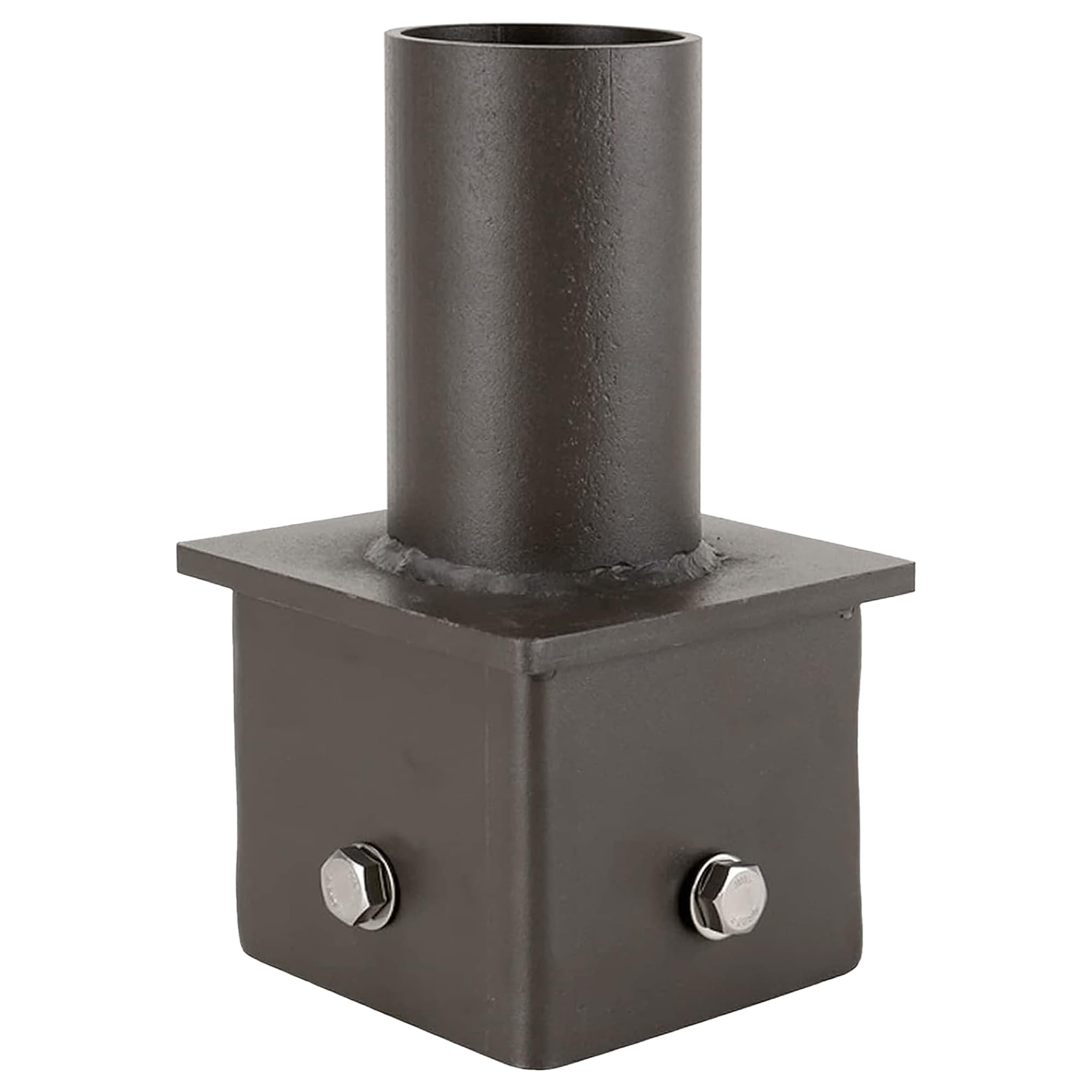 Tenon Adapter for 5 inch OD Square Pole Mount with 2-3/8" Vertical ...