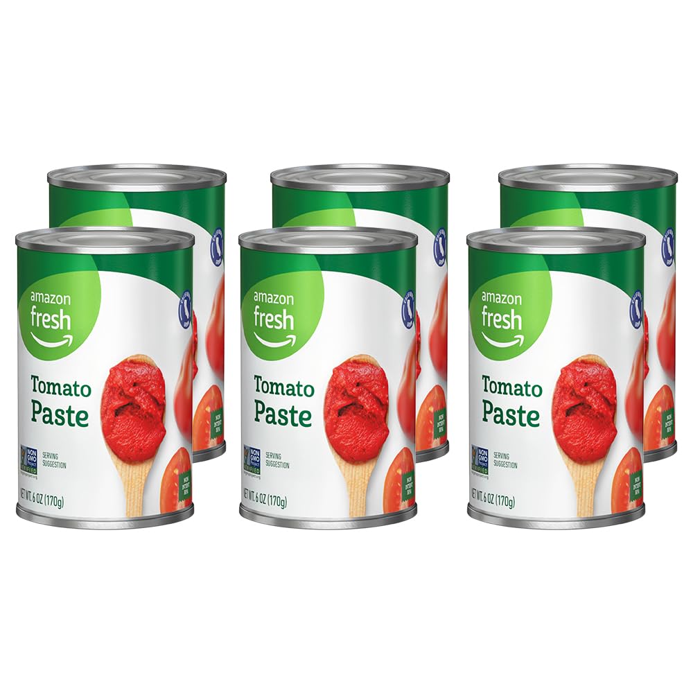 Amazon.com: Amazon Fresh, Tomato Paste, 6 oz (Previously Happy Belly ...