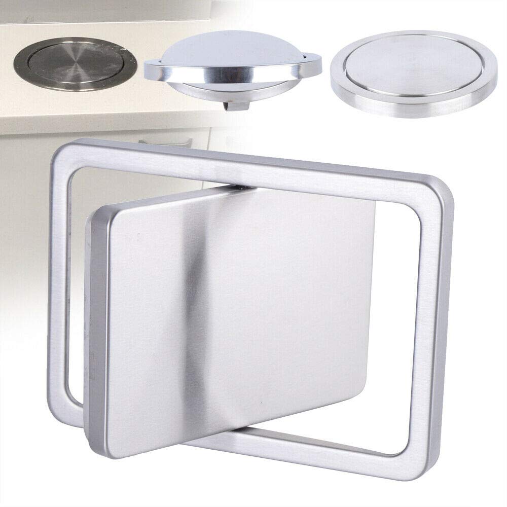 Frederimo Trash Bin Built In Balance Flap Cover Square Countertop ...