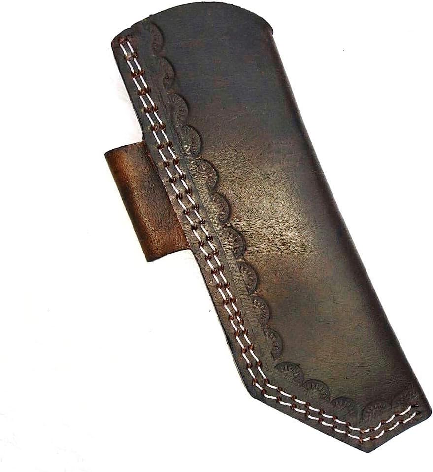 Ottoza Handmade Leather Knife Sheath SIDE DRAW Knife Sheath - Bushcraft ...